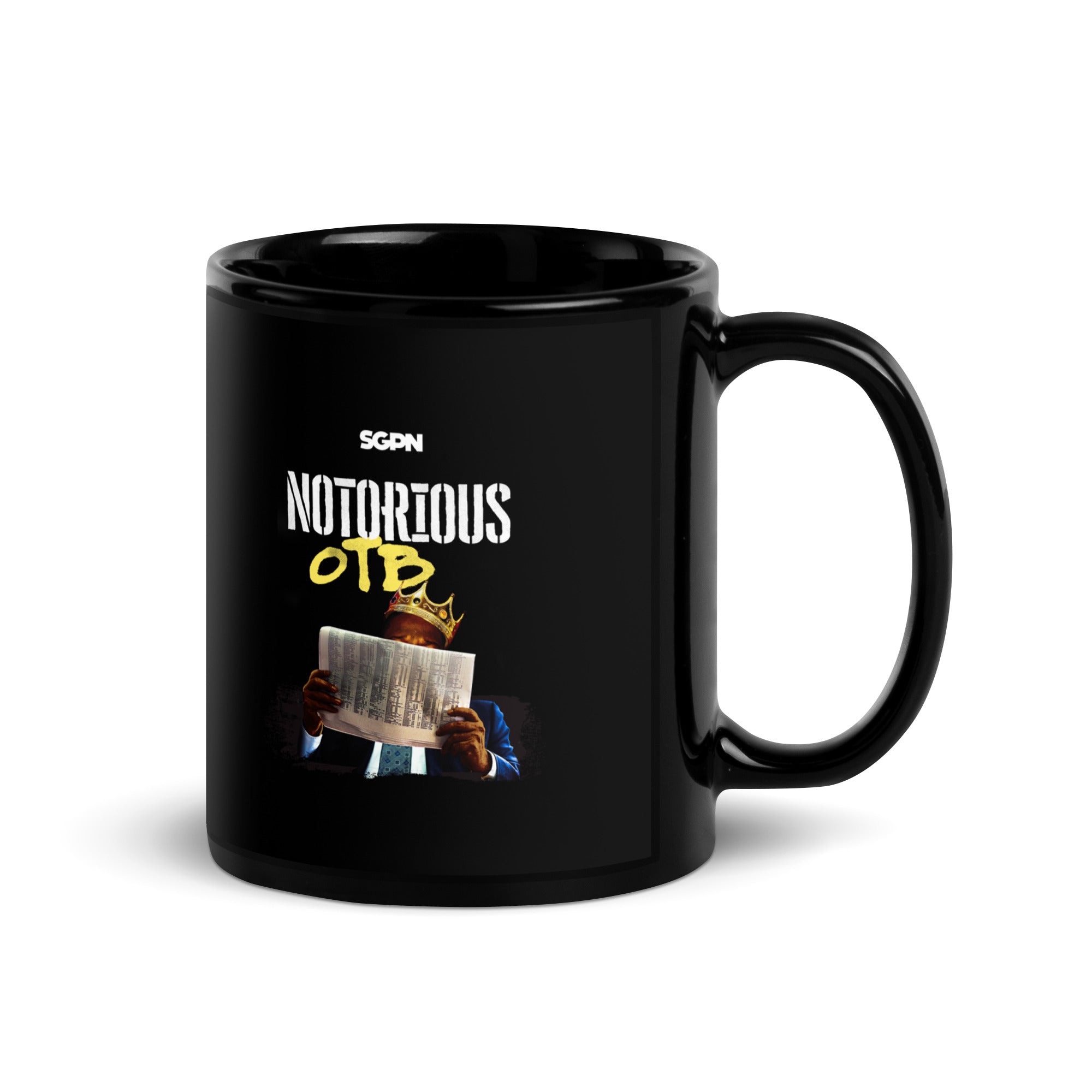 Notorious OTB - Black Glossy Mug – SGPN