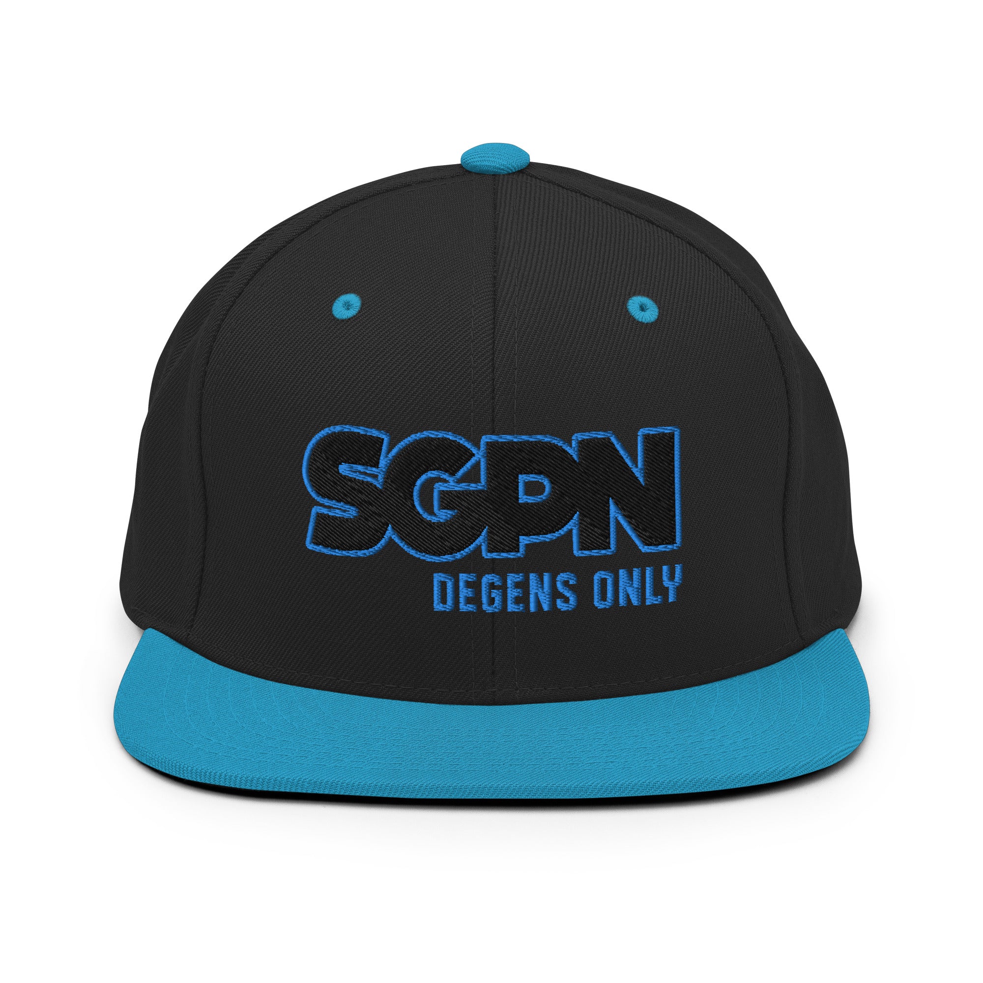 SGPN - Degens Only edition - Snapback Hat (2 thread color)