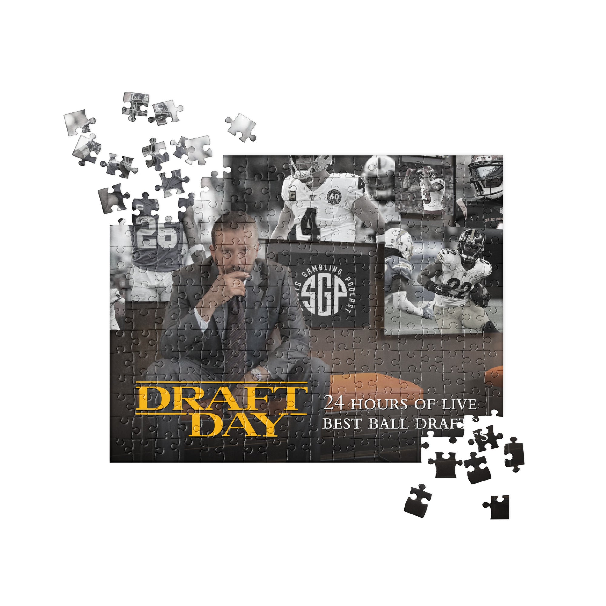 Draft Day 2: 24 Hours of Live Best Ball Drafts - Jigsaw puzzle (252 pc ...